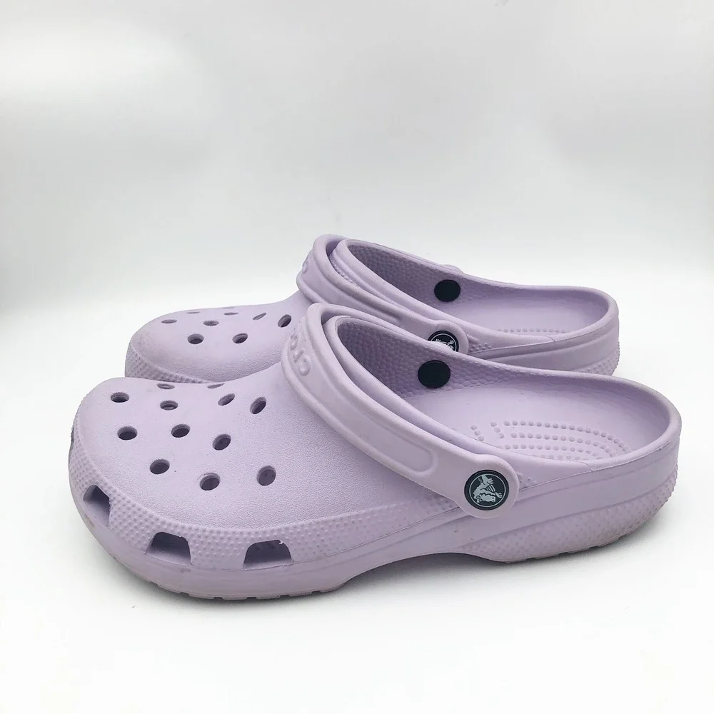 CROCS | Shoes | Crocs Shoes Womens 9 Classic Clogs Lavender Purple ...